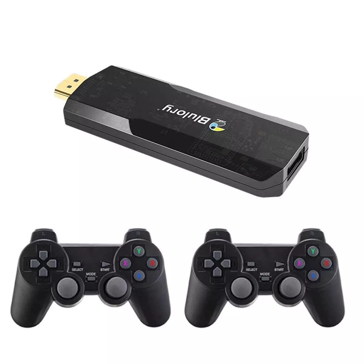 buy Blulory TV Stick 4K Ultra HD with Wireless GamePad - Black in Kuwait