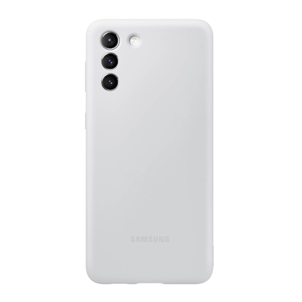 Buy Samsung Galaxy S21+ 5G Silicone Cover - Gray in Kuwait