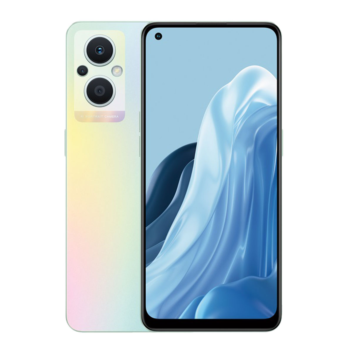 Buy Oppo Reno 7 Z 5G (8GB RAM + 128GB Memory) - Rainbow Spectrum in Kuwait