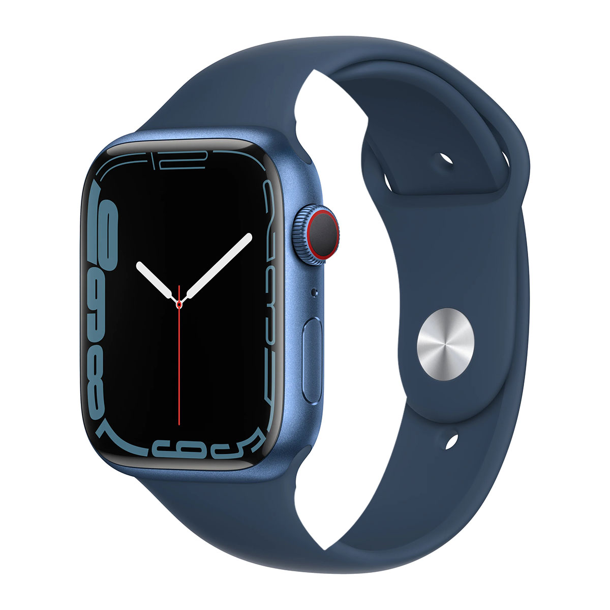 Buy Apple Watch Series 7 45mm (GPS + Cellular) Blue Aluminum Case Blue ...