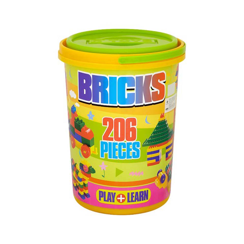 BUY BLOCKS BUCKET 206PCS IN KUWAIT