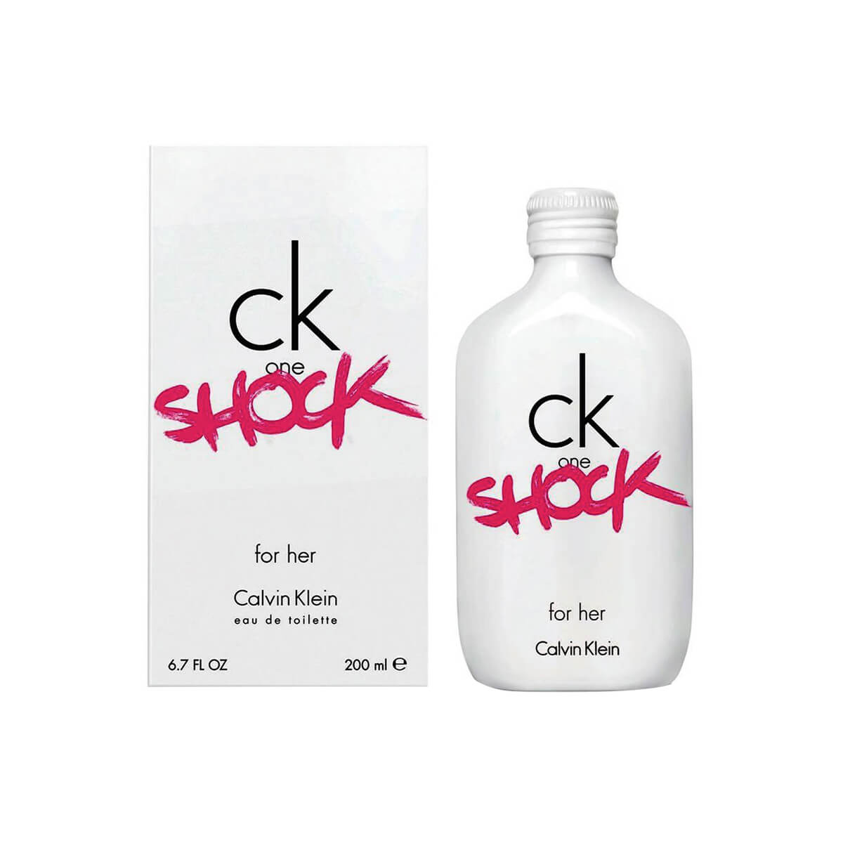Buy CK One Shock For Her EDT Perfume, 200 ml in Kuwait
