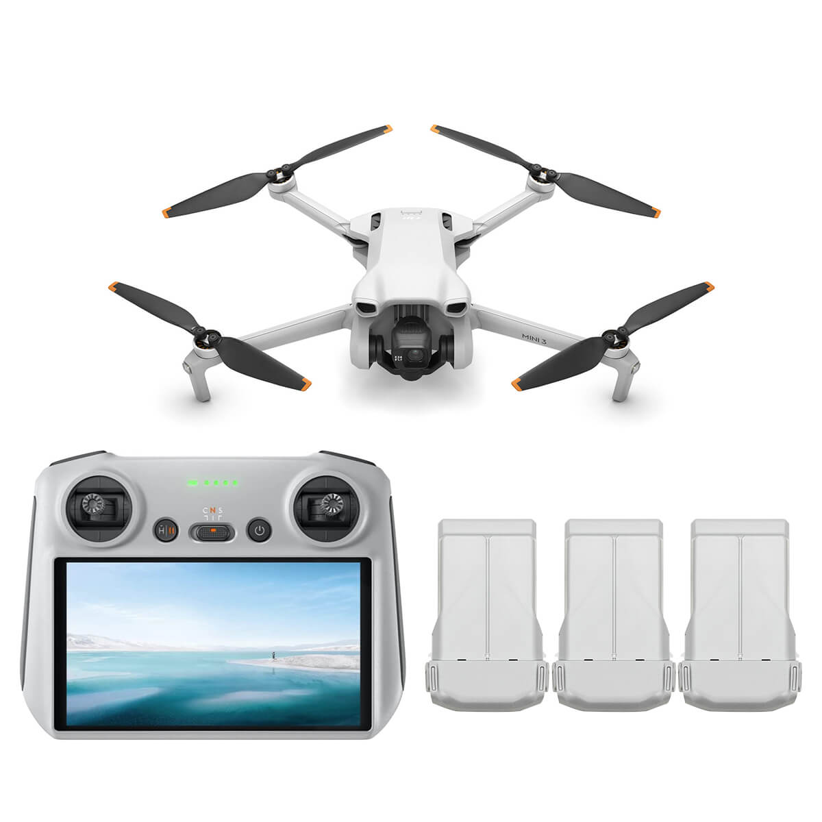 Buy DJI Mini 3 Fly More Combo Plus Drone with DJI RC in Kuwait