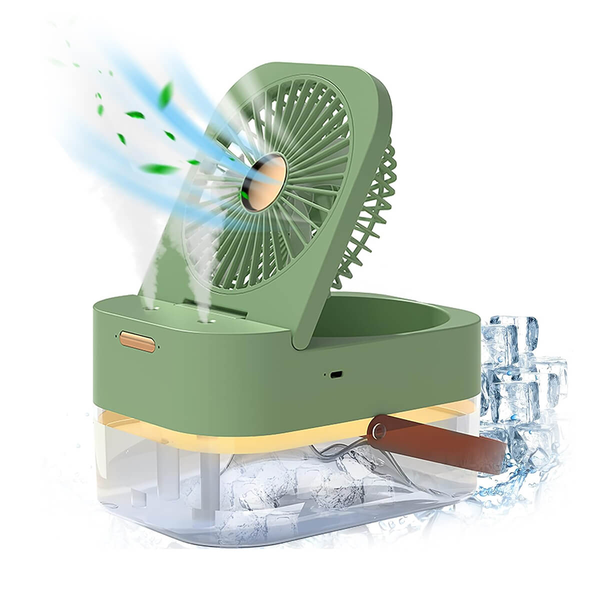 Buy Dual Spray Night Light Conditioner Fan in kuwait