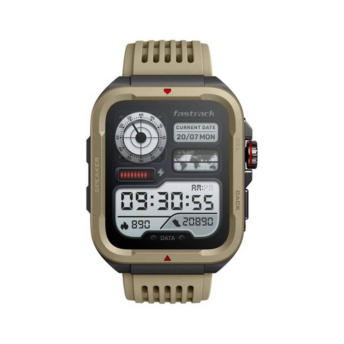 Buy Fastrack Active Smartwatch - Khaki in kuwait