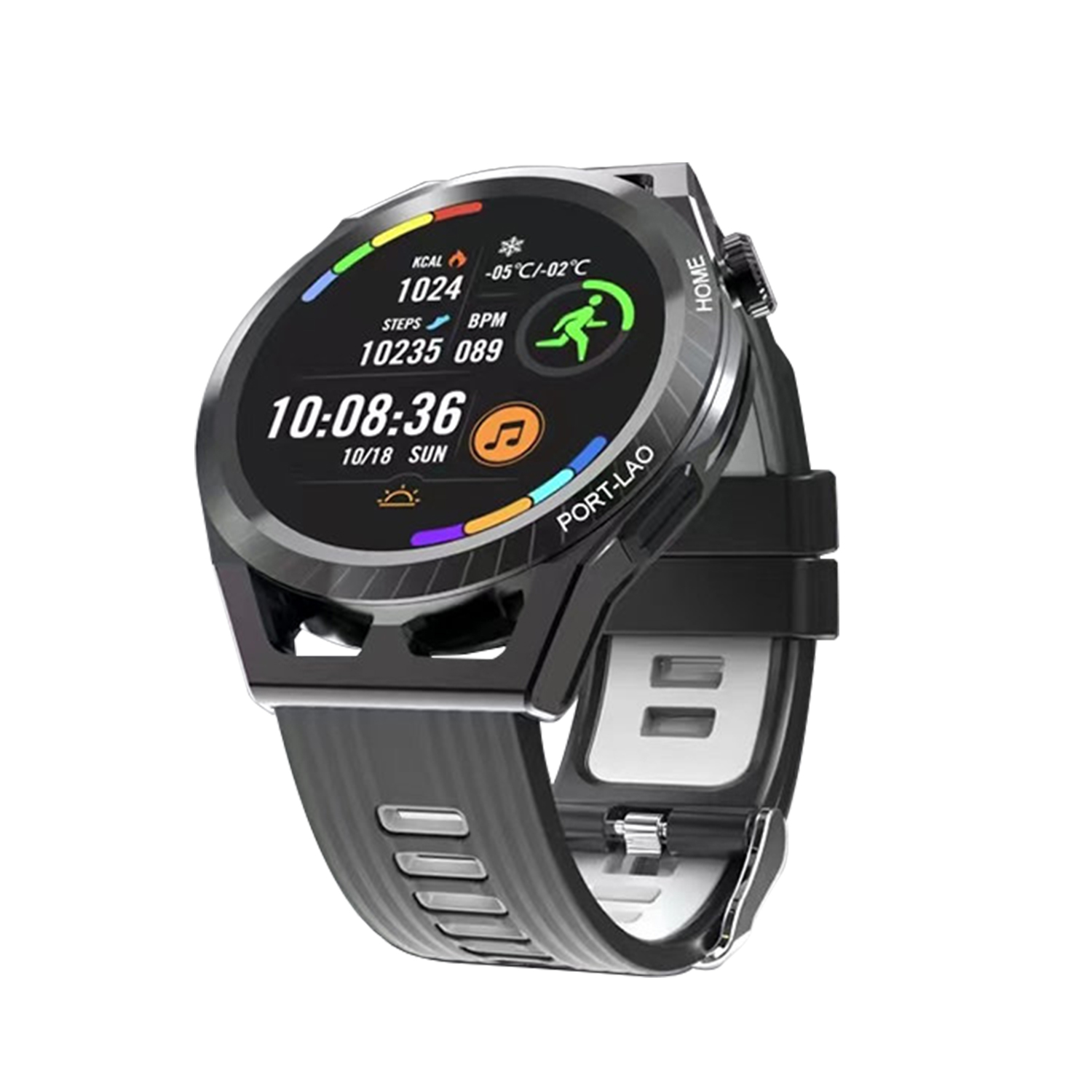Buy Haino Teko C2 Smartwatch with Bluetooth Call - Black in Qatar