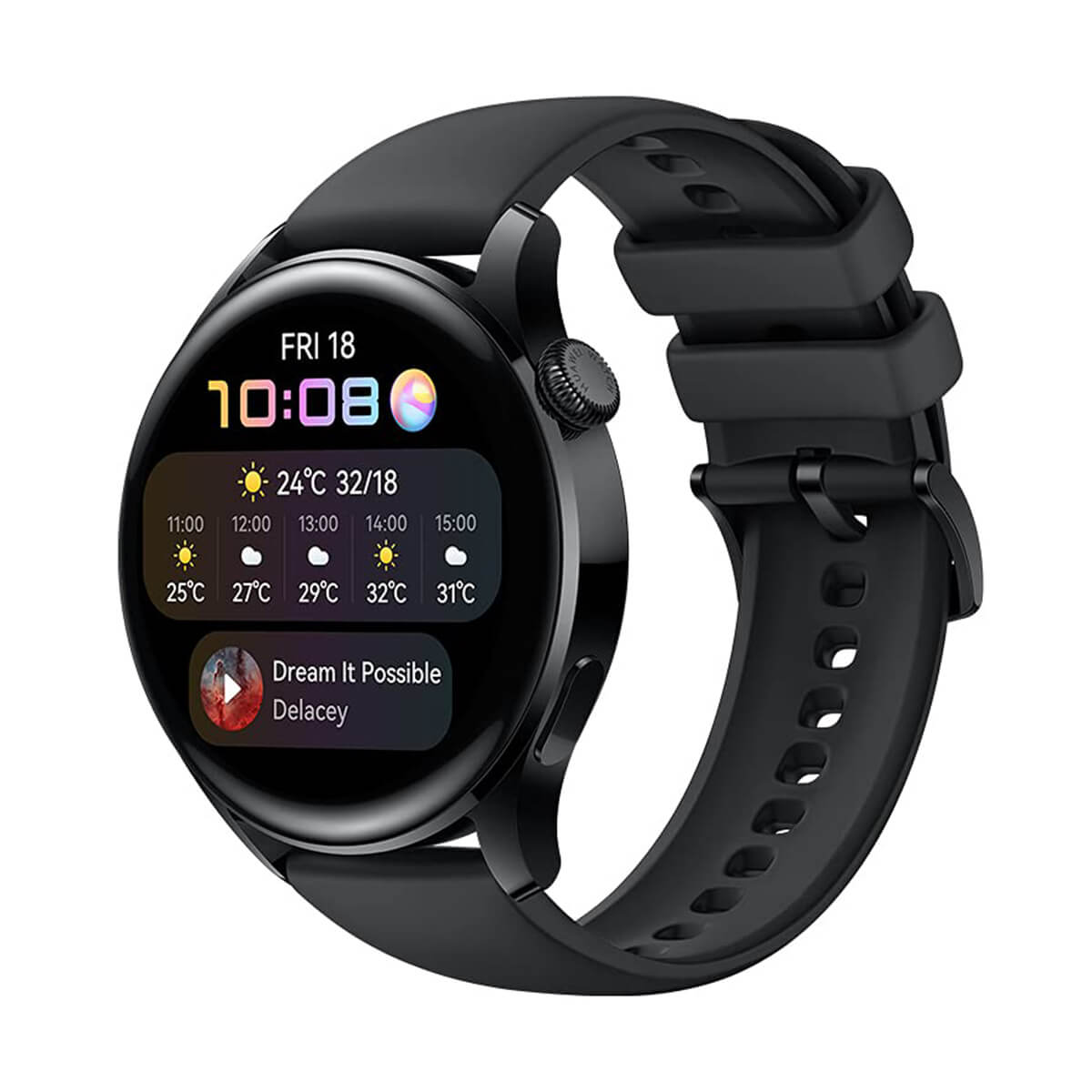 Buy Huawei Watch 3 Active Edition - Black in Kuwait