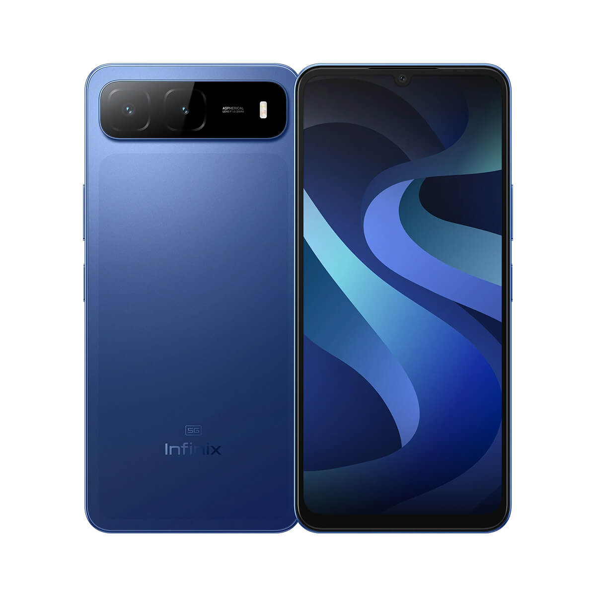 Buy Infinix Hot 60i 5G (8GB RAM + 256GB Memory) - Shadow Blue in Kuwait