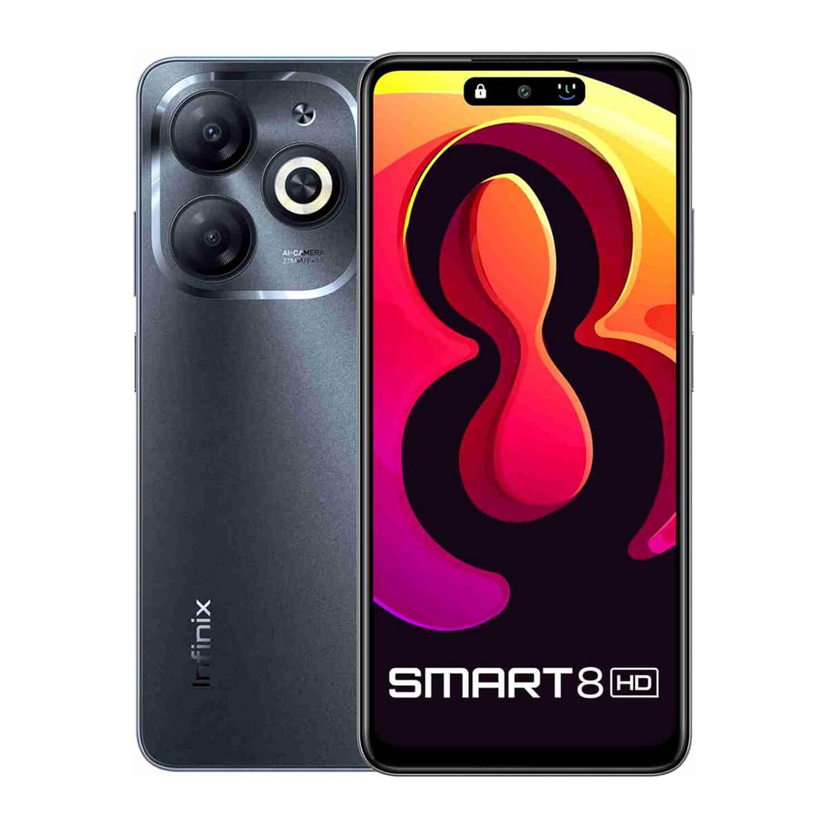 Buy Infinix Smart 8 (4GB RAM + 128GB Memory) - Timber Black in Kuwait