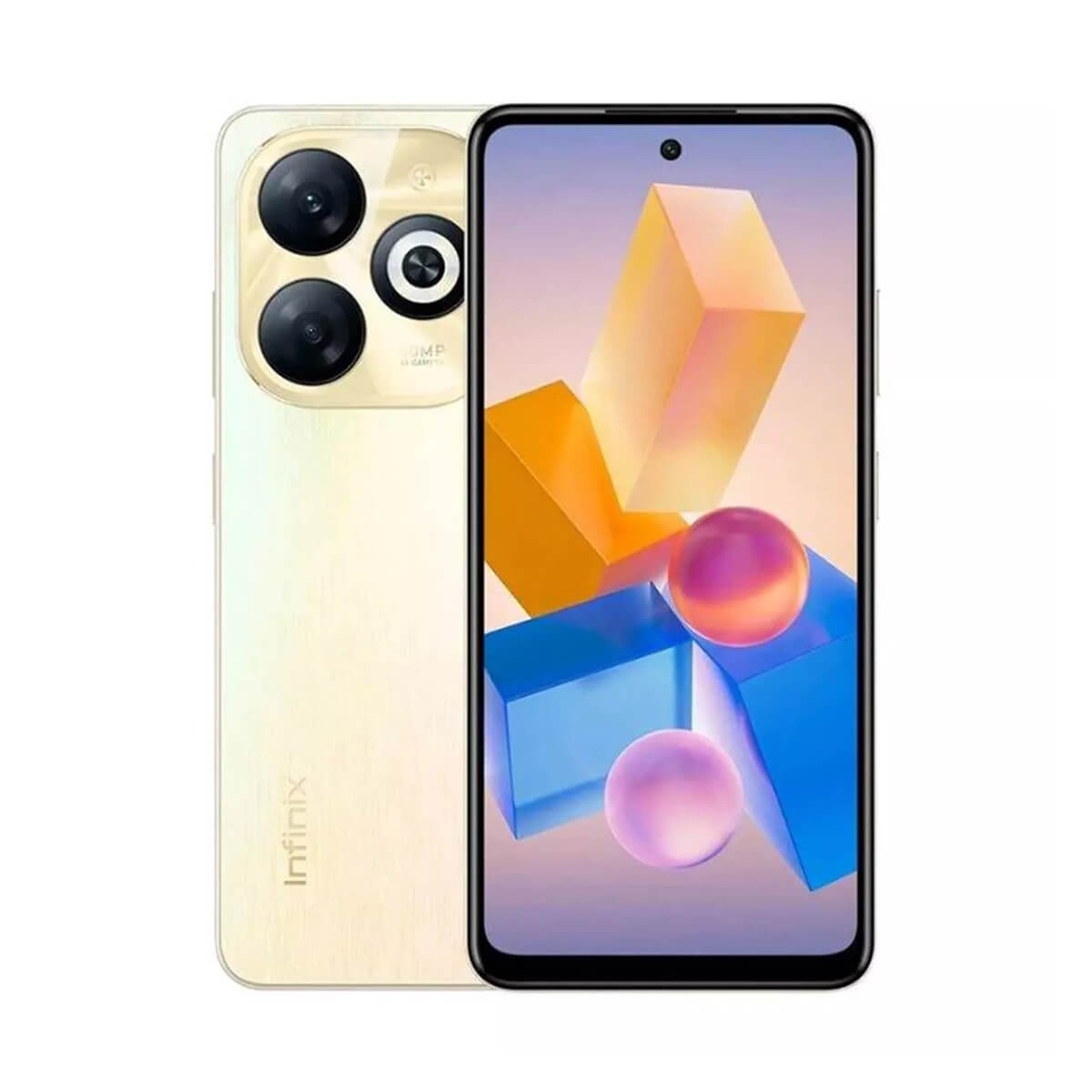 Buy Infinix Smart 8 Pro (4GB RAM + 128GB Memory) - Shinny Gold in Kuwait