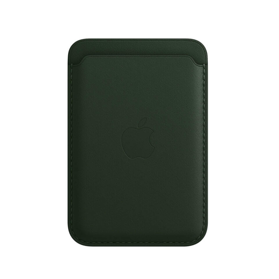 Buy Apple iPhone Leather Wallet with MagSafe - Sequoia Green in Kuwait