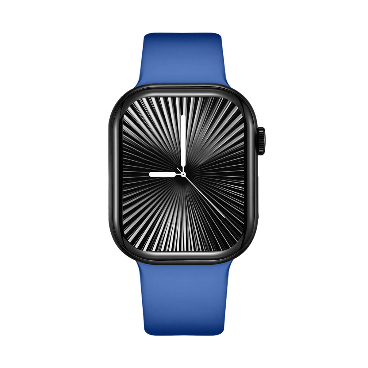 Buy Kenneth Scott Smartwatch Square Black Silicon Strap With ...