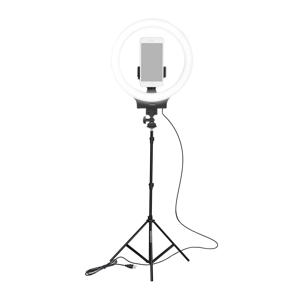 Buy LED Ring Light for Photo and Video Compatible with Camera and ...