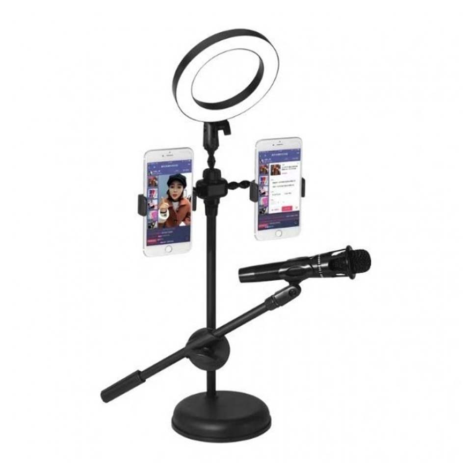 Buy Mobile Phone Stand Live Voice Professional Microphone Stand with ...