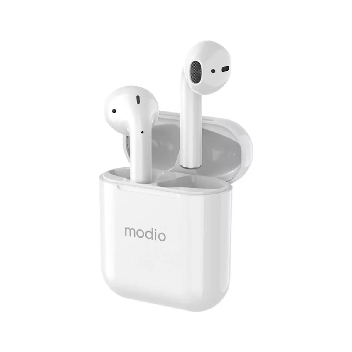 Buy Modio D2 Wireless Earbuds - White in Kuwait