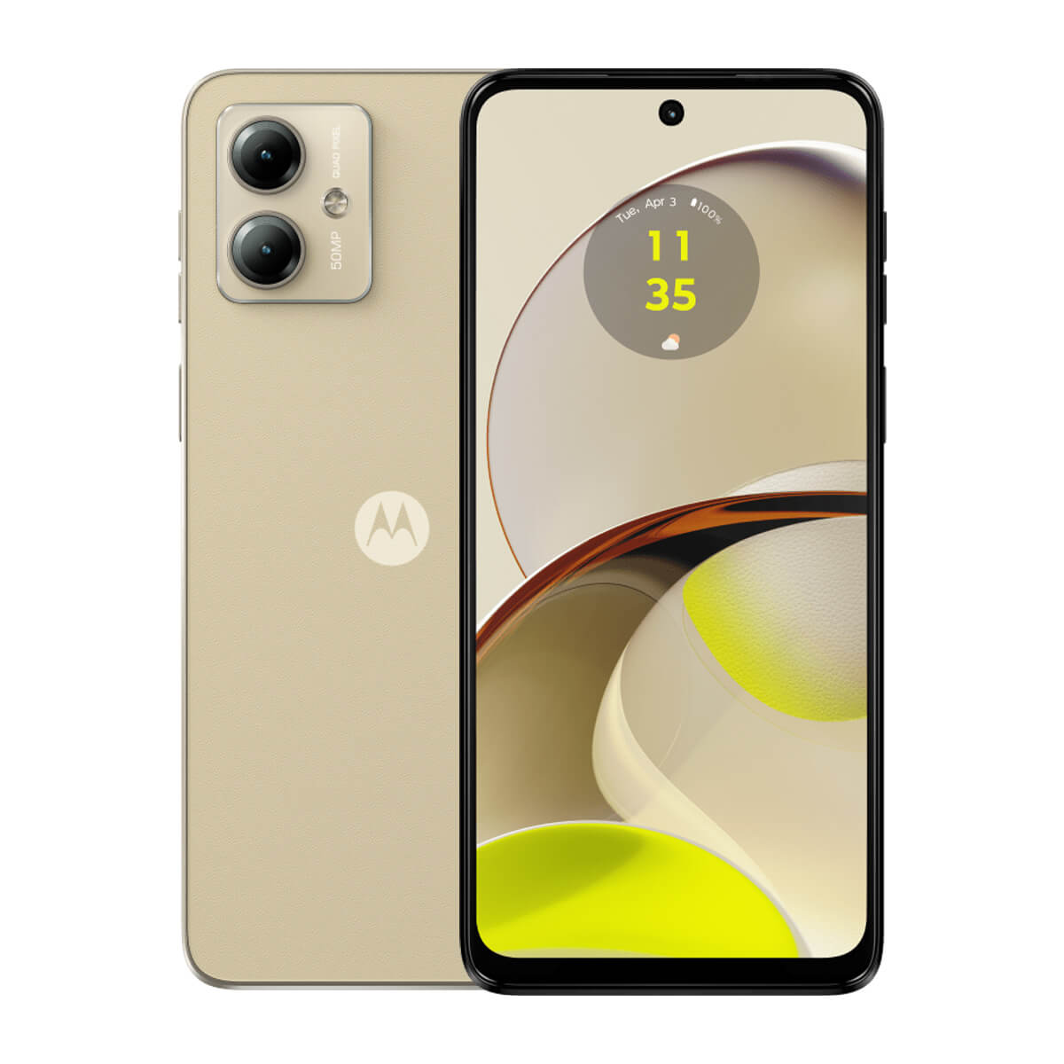 Buy Motorola Moto G14 (4GB RAM + 128GB Memory) - Butter Cream in Kuwait