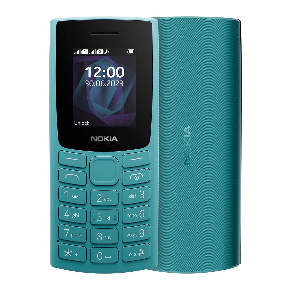 Buy Nokia 105 2023 Dual SIM - Cyan in Kuwait