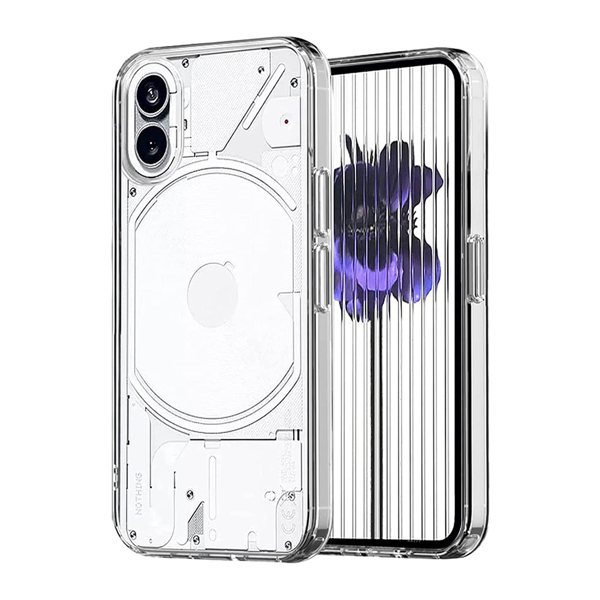 Buy Nothing Phone 1 Crystal Clear Ultra Hybrid Back Cover in Kuwait