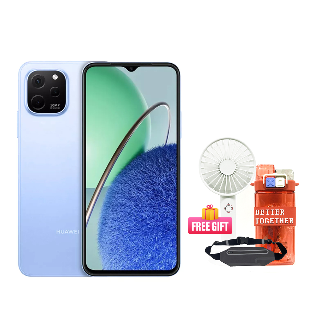 Buy Huawei Nova Y61 (4GB RAM + 64GB Memory) - Sapphire Blue in Kuwait