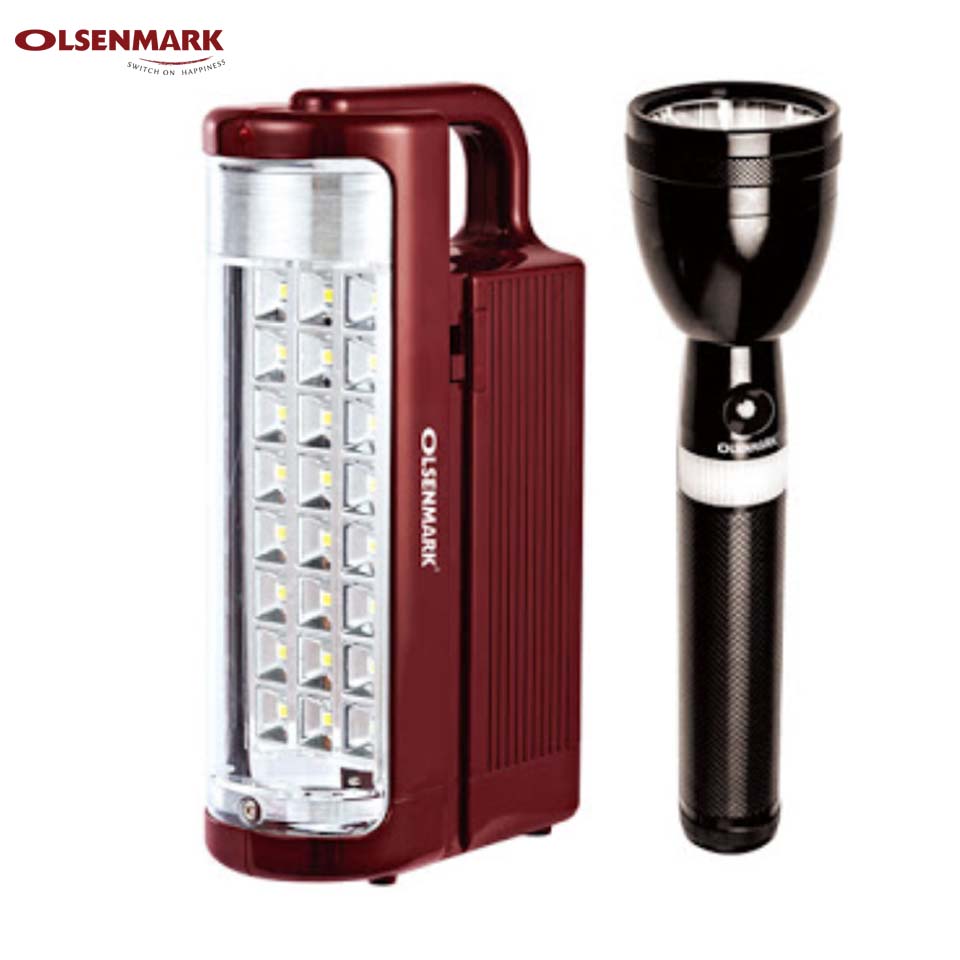 Buy Olsenmark LED Emergency Lantern with Flash Light - OMEFL2751 in Kuwait