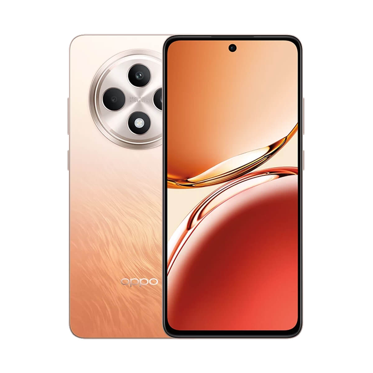 Buy Oppo Reno 12 F 5G (12GB RAM + 256GB Memory) - Amber Orange in Kuwait