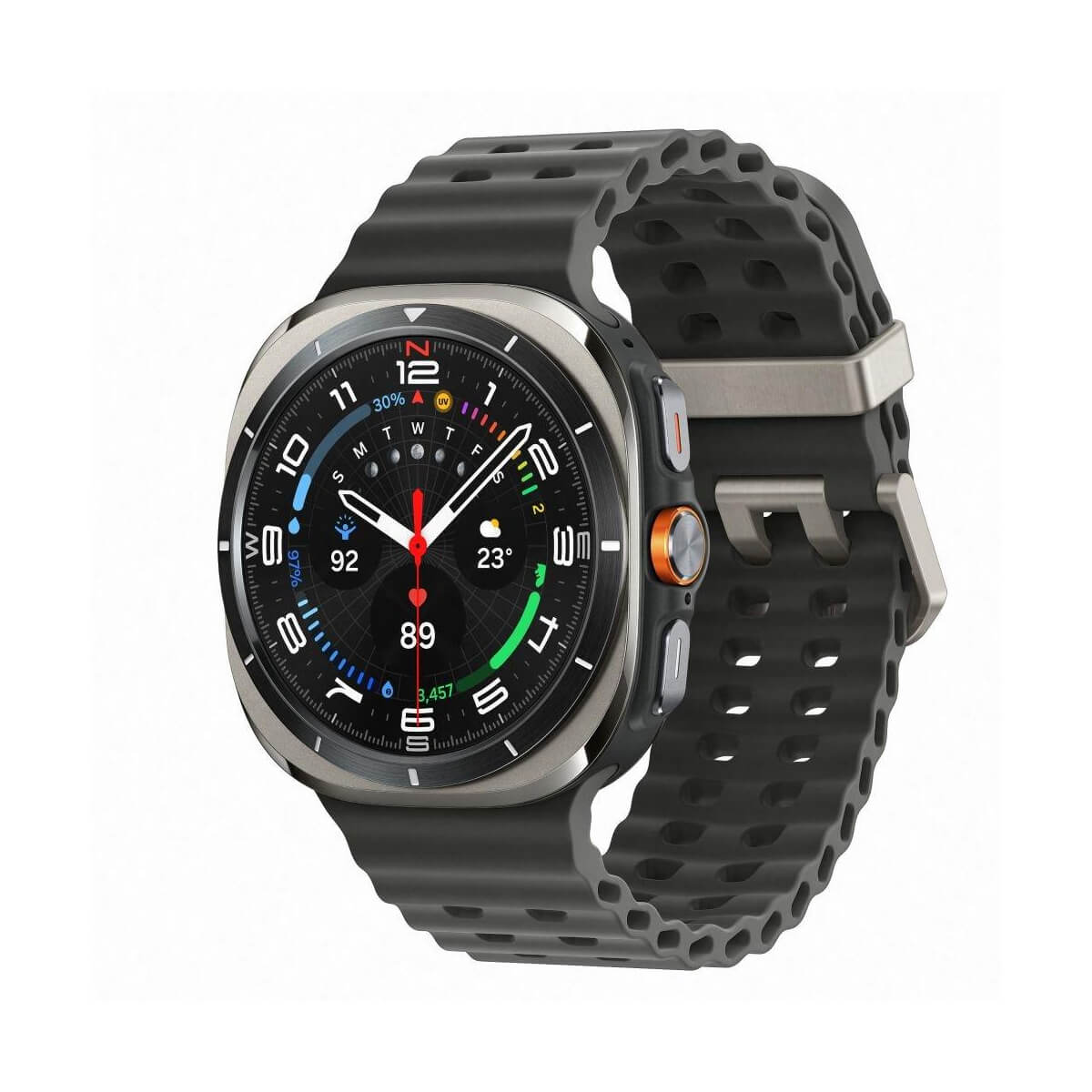 Buy Samsung Galaxy Watch Ultra 47mm LTE - Titanium Silver in kuwait