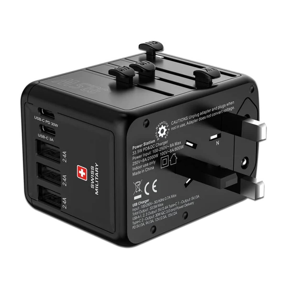 Buy Swiss Military Power Station 35W & DC Travel Charger in Kuwait