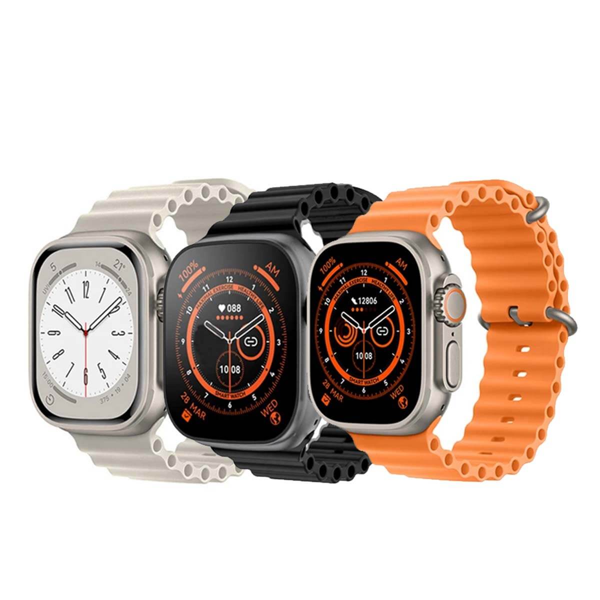 Buy T800 Ultra Smartwatch 5 Pcs Combo - Mix Color in Kuwait