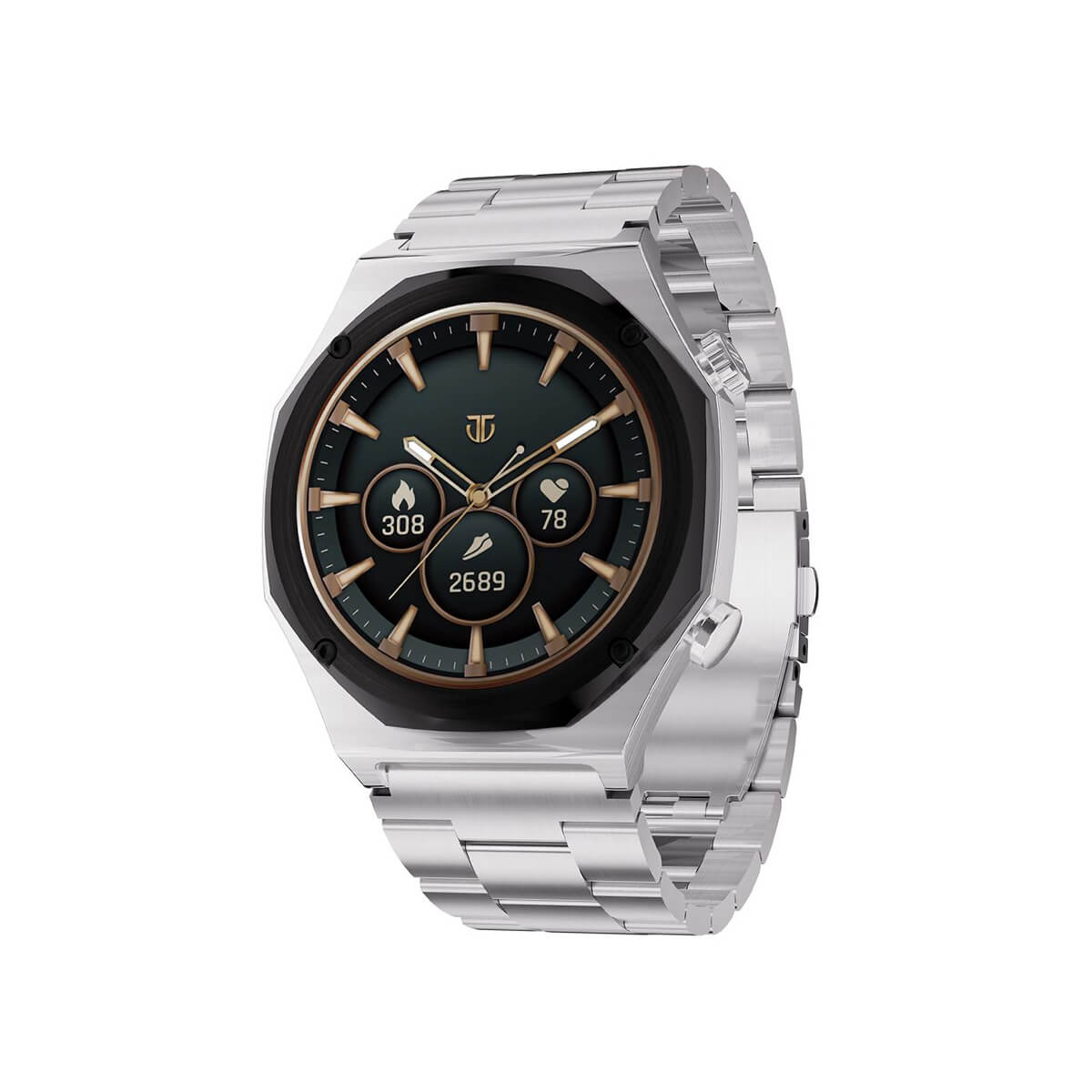 Buy Titan Maestro Smart Watch 1.43" AMOLED Display - Silver in Kuwait