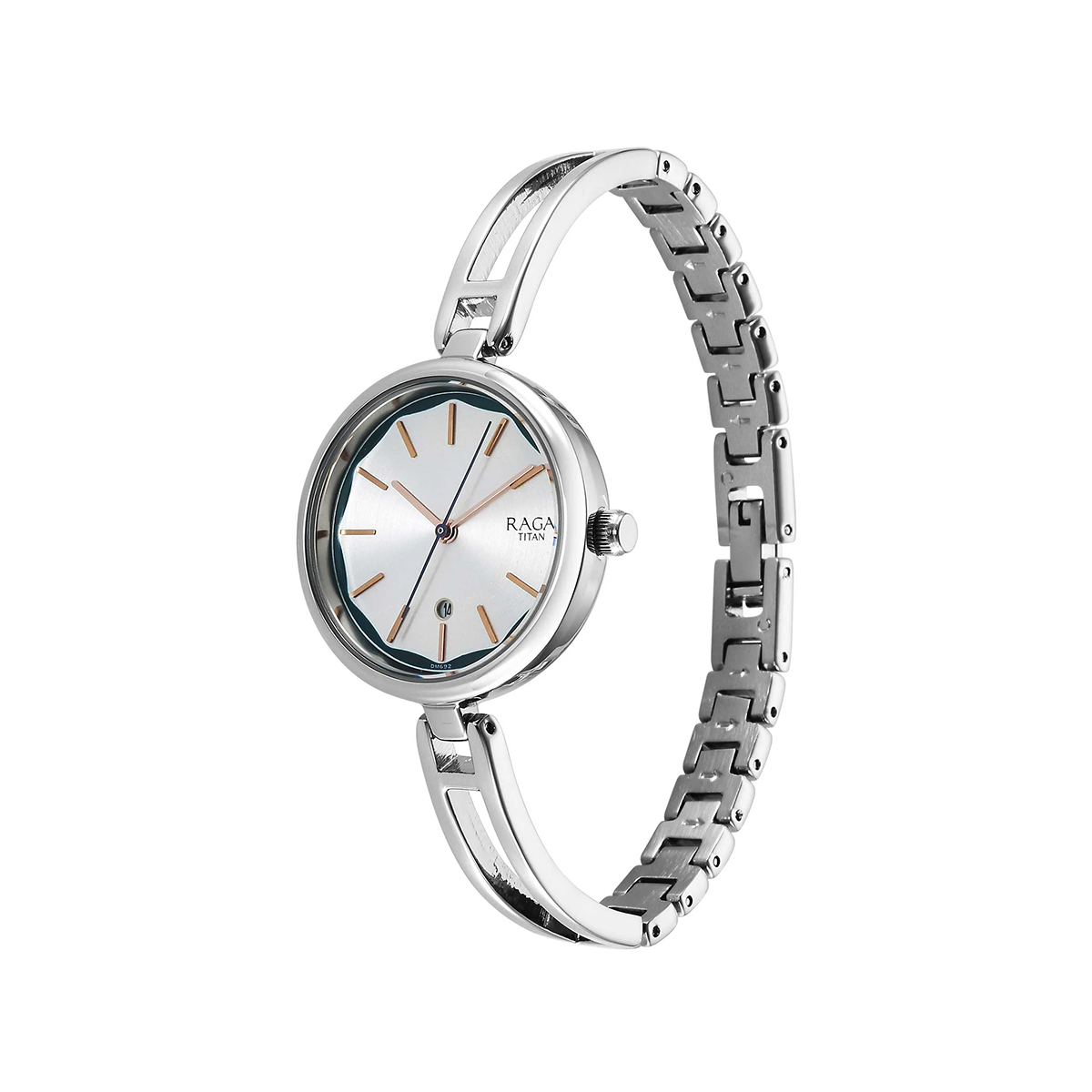 Buy Titan Raga Viva Silver Dial Metal Strap Watch for Women in Kuwait