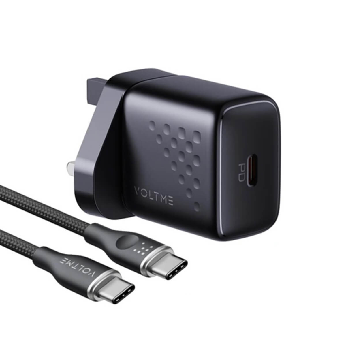 Buy Voltme Revo 30 Lite USB C GaN Fast Charger - Black in Kuwait