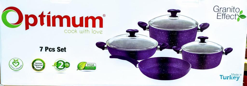 OPTIMUM COOKWARE SET 7 PCS Best Price in Kuwait
