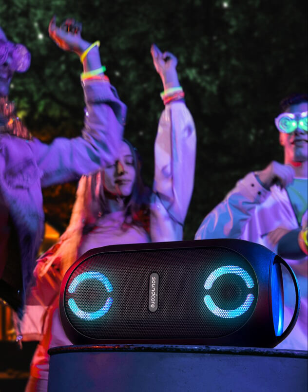 Buy Anker Soundcore Rave Partycast 80W Speaker A3390H12 - Black in Kuwait
