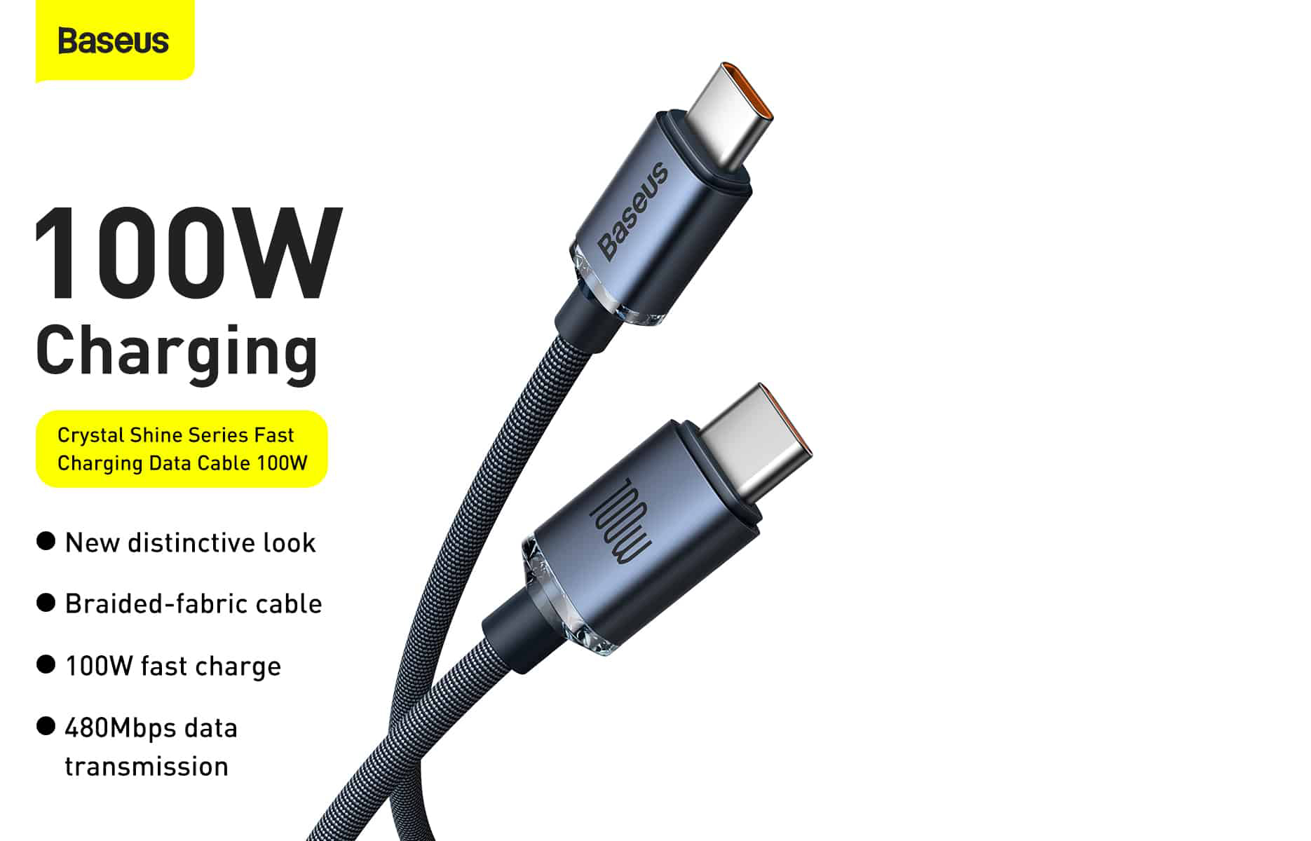 Buy Baseus Crystal Shine Series Fast Charging Cable Type C to Type C ...