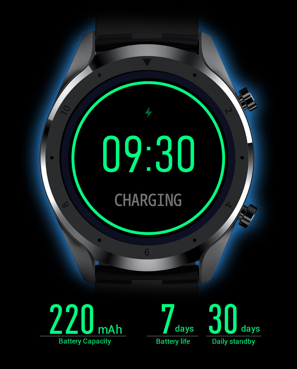 Buy GTab GT2 Smartwatch Black Dial - Black Strap in Kuwait