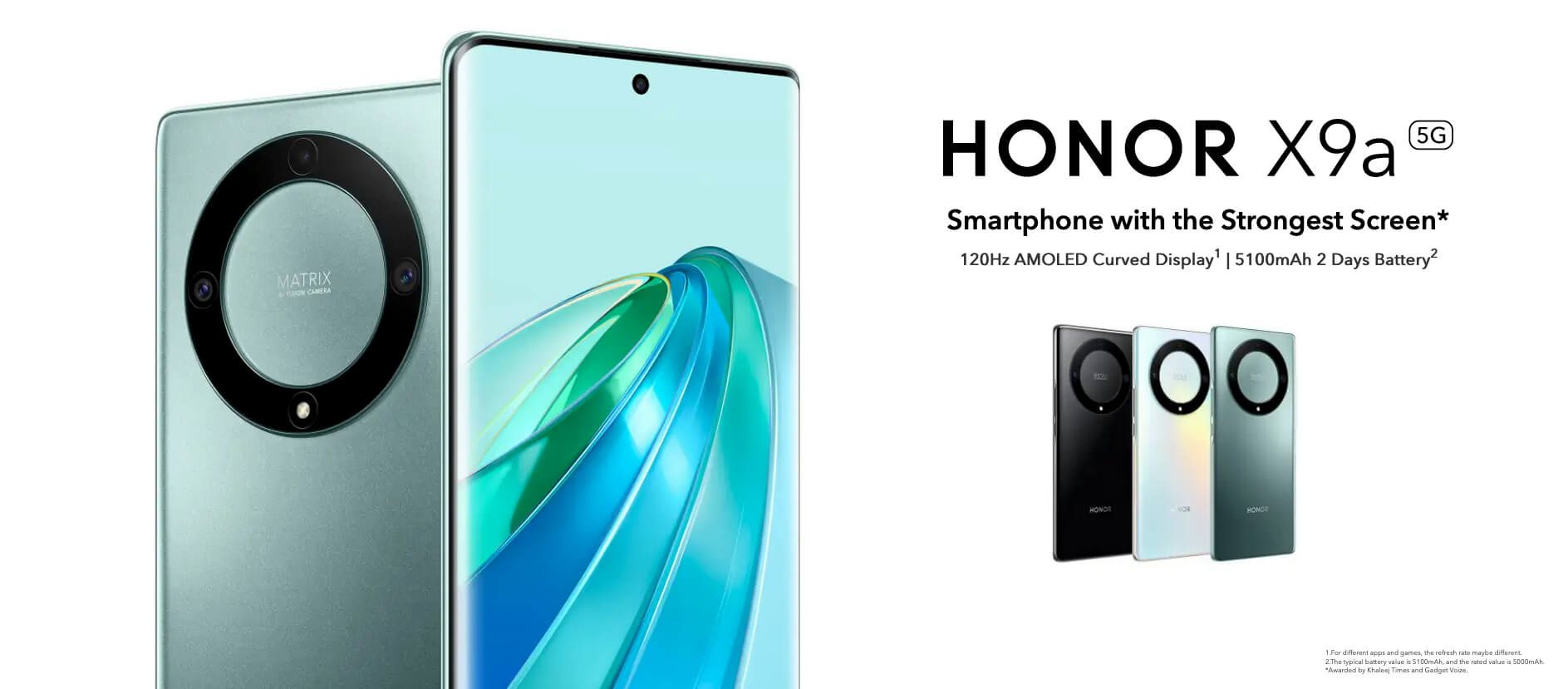 Buy Honor X9a (8GB RAM + 128GB Memory) - Titanium Silver in Kuwait