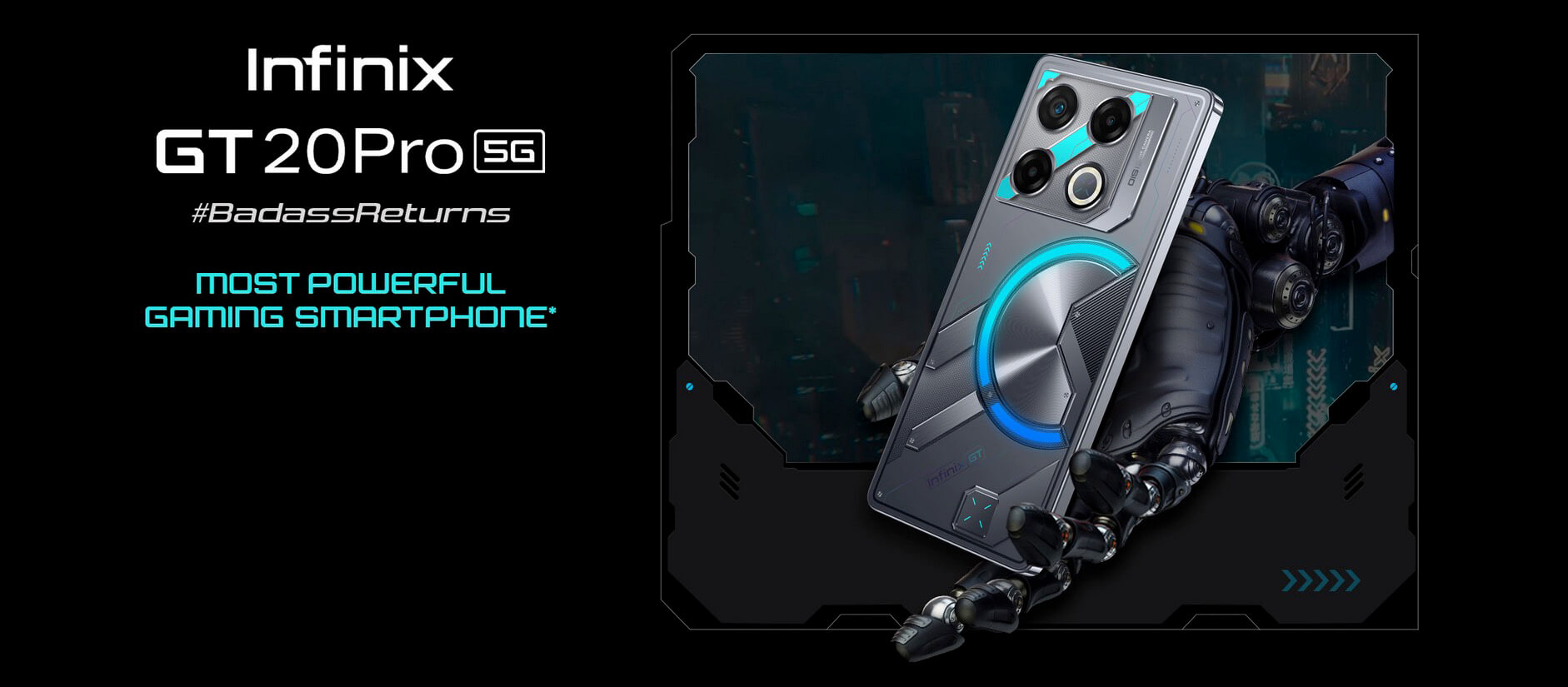 Buy Infinix GT 20 Pro (12GB RAM + 256GB Memory) - Mecha Silver in Kuwait