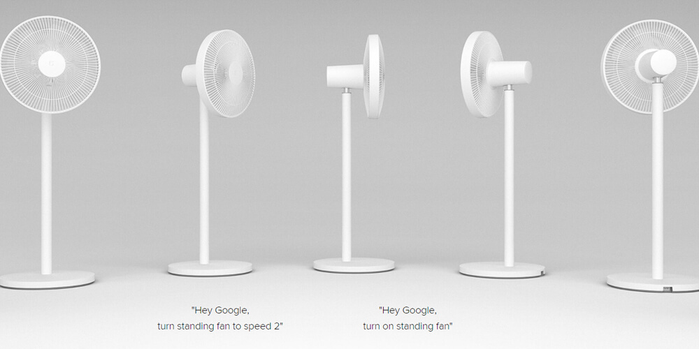 Buy Mi Smart Standing Fan 1X - White in Kuwait