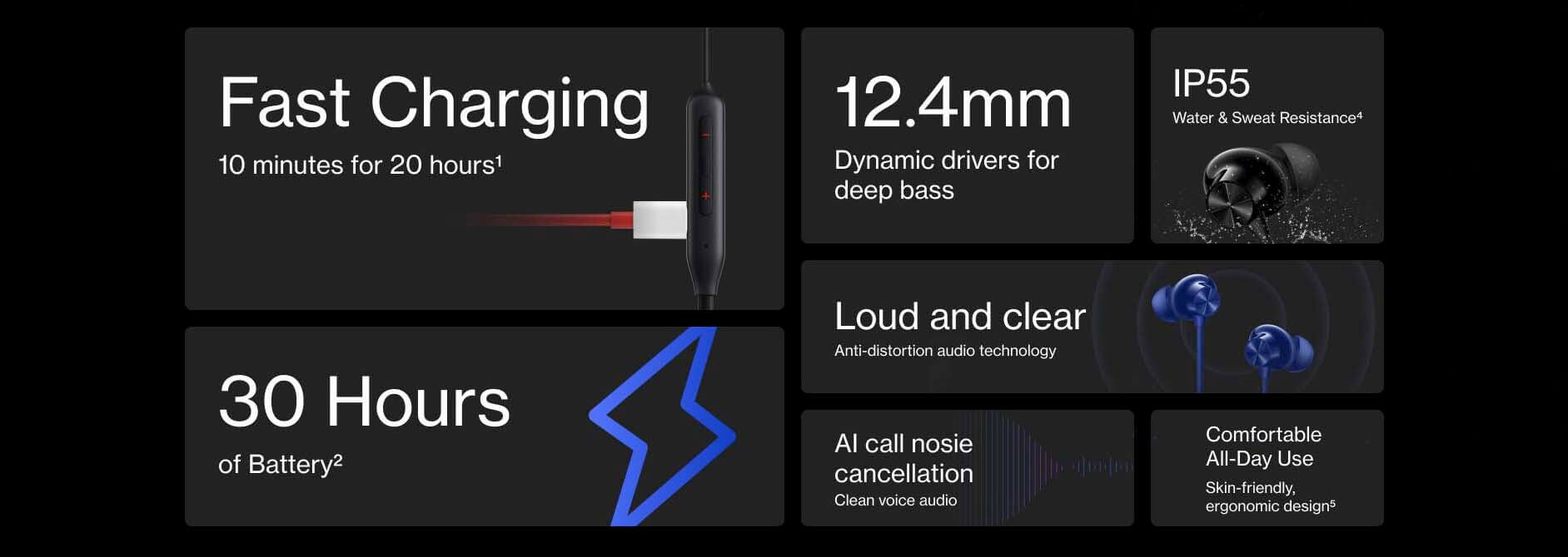Buy OnePlus Bullets Wireless Z2 - Beam Blue in Kuwait