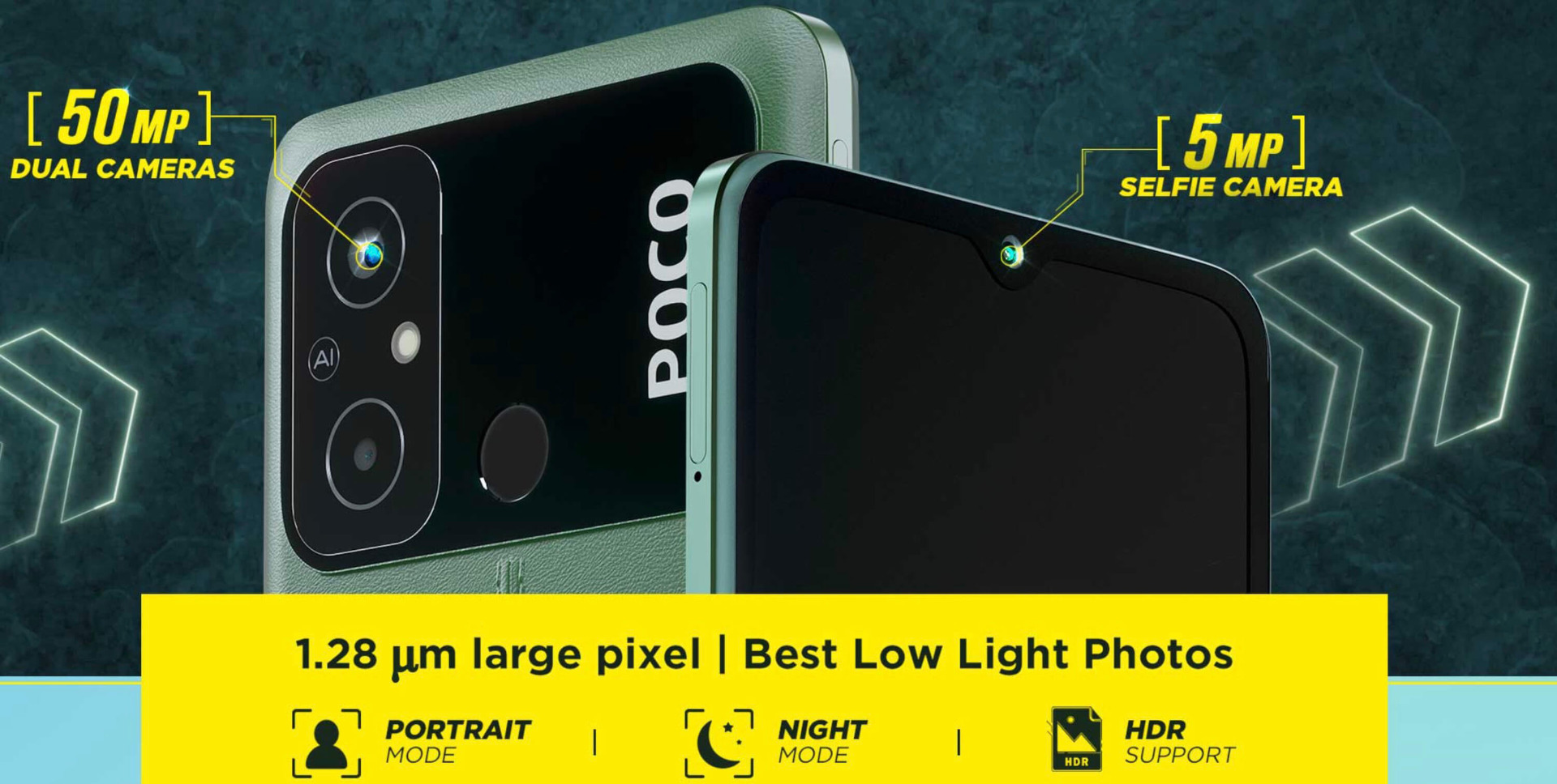 Buy Poco C55 (6GB RAM + 128GB Memory) - Cool Blue in Kuwait