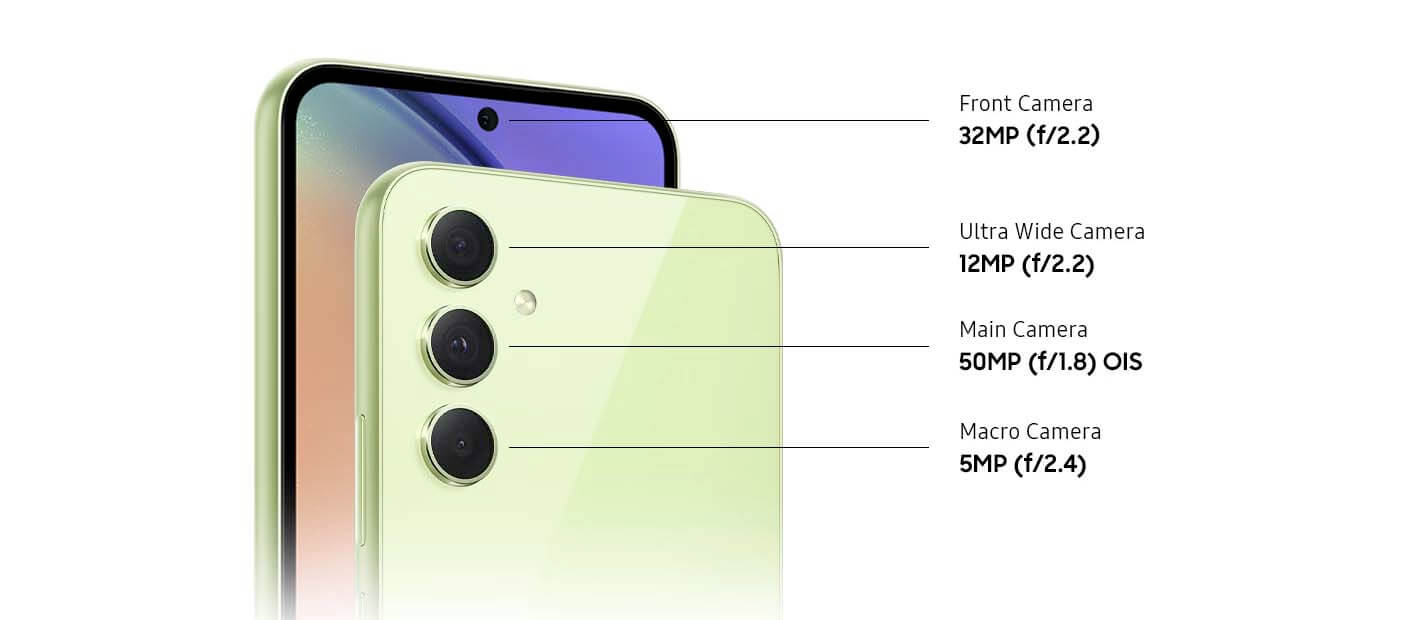 Buy Samsung Galaxy A54 5G (8GB RAM + 256GB Memory) - Awesome White in ...