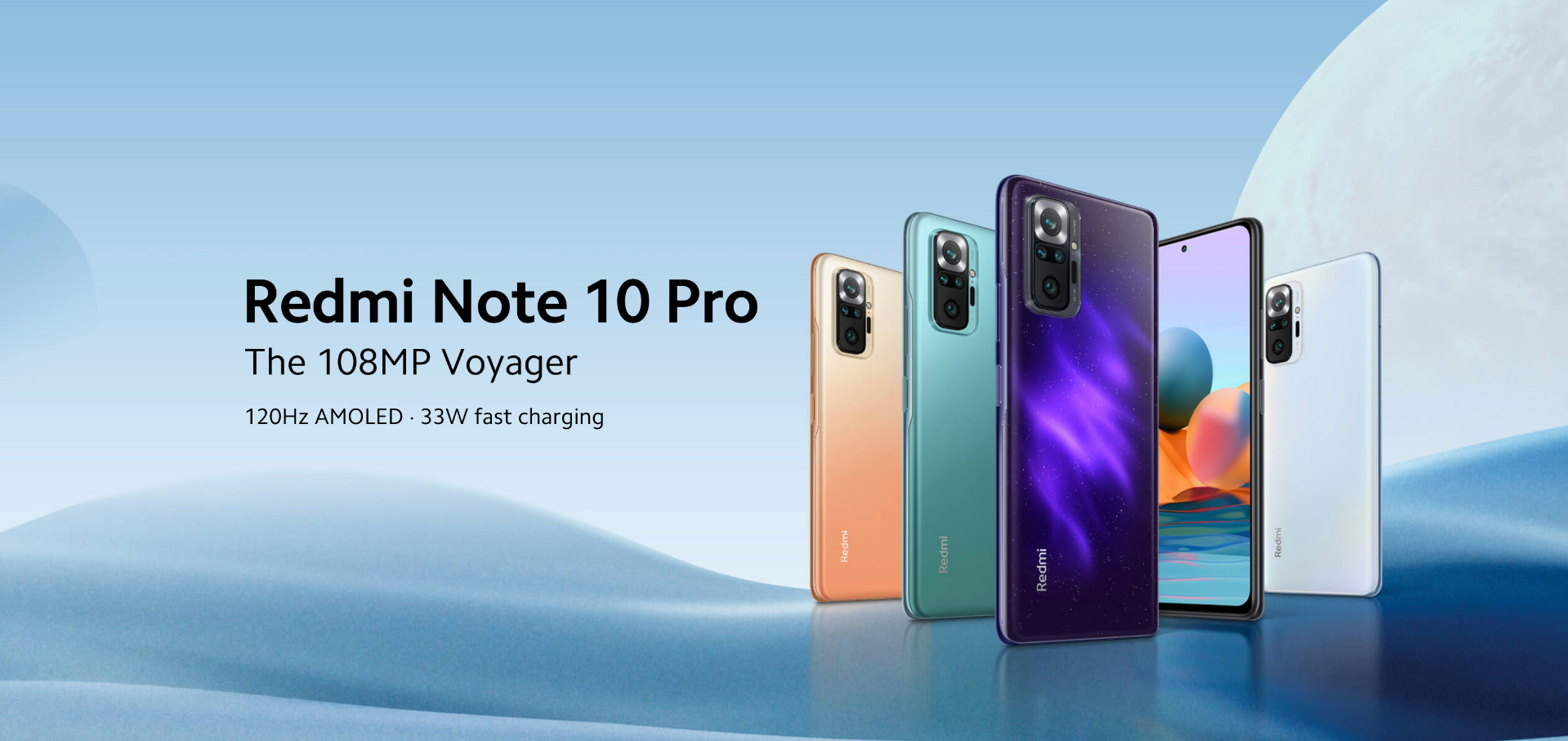Buy Redmi Note 10 Pro (6GB RAM + 128GB Memory) Global - Glacier Blue in ...