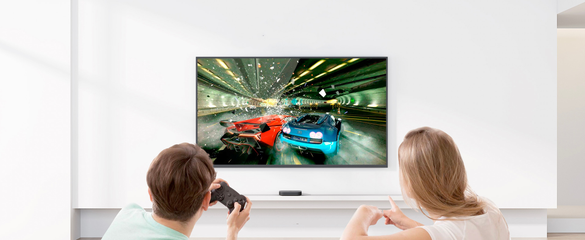 Buy Xiaomi Mi Box S Android Version 9.0 with 4K HDR Wi-Fi - Black in Kuwait