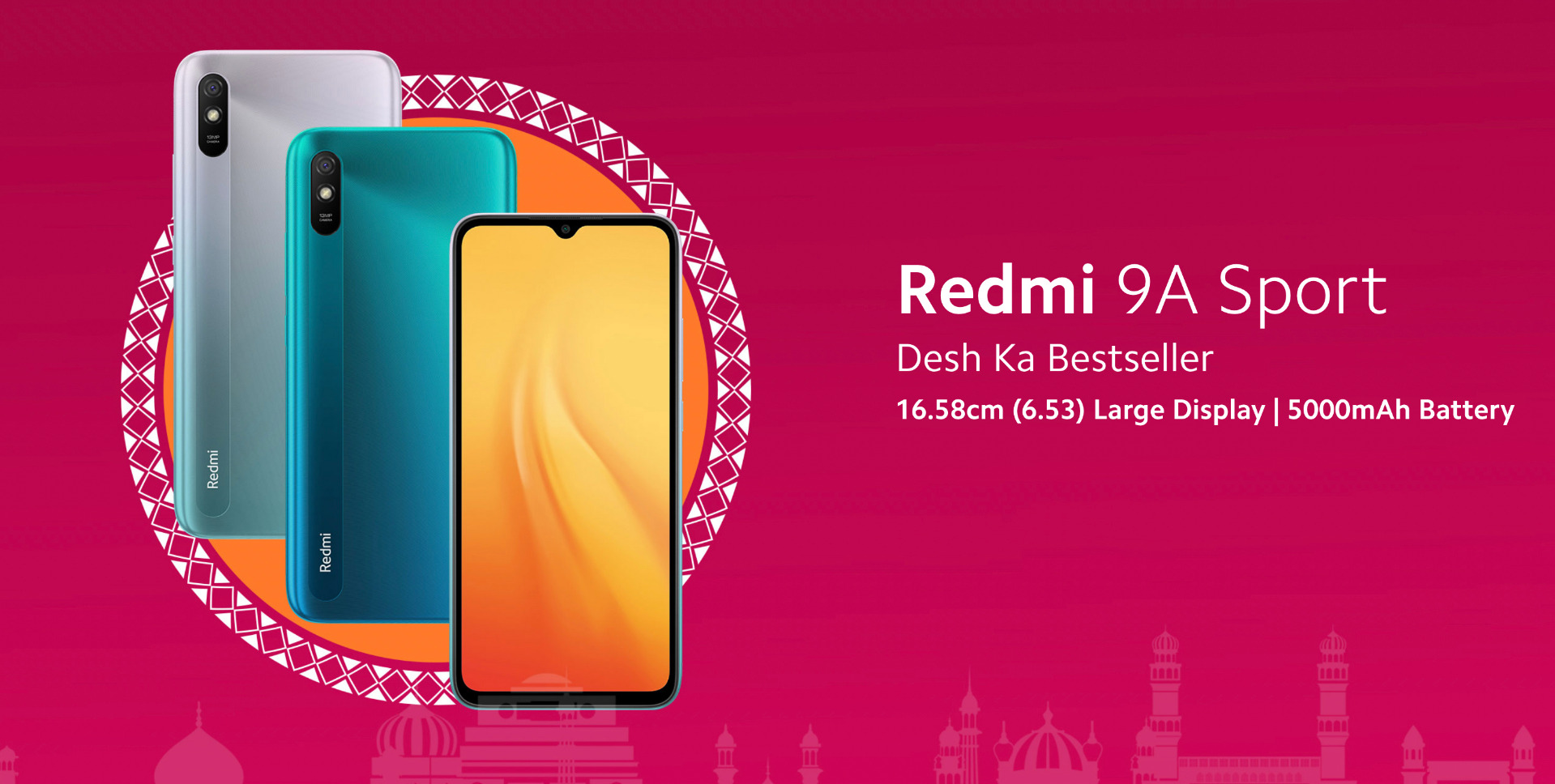 Buy Redmi 9A Sport (2GB RAM + 32GB Memory) - Coral Green in Kuwait