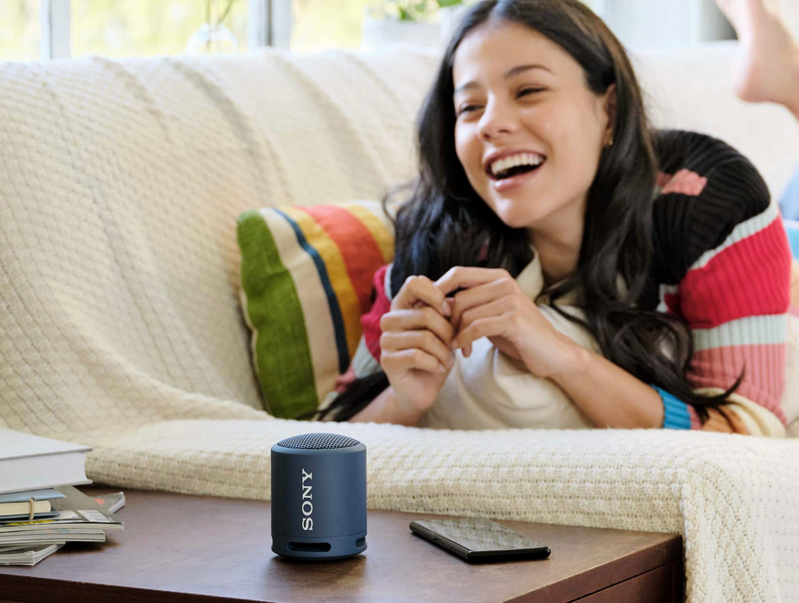 Buy Sony SRS XB13 Wireless Speaker - Powder Blue in Kuwait