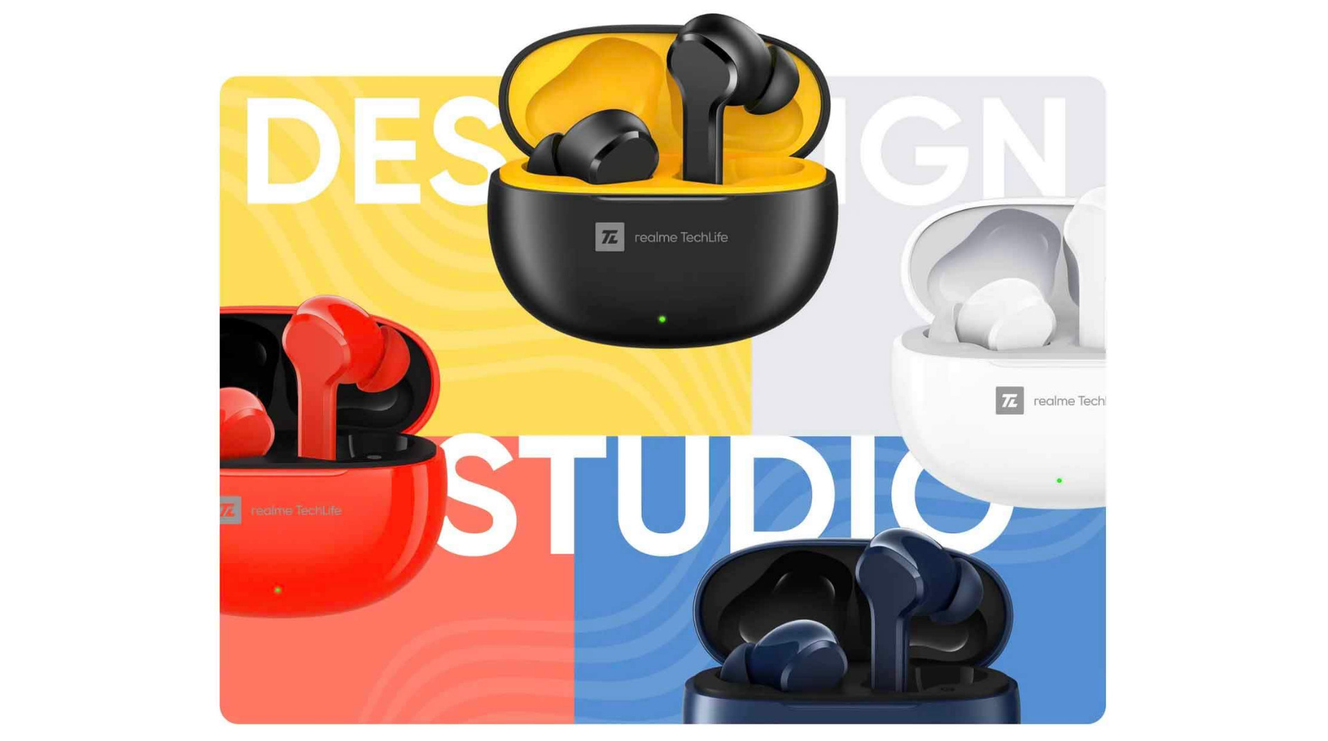 Buy Realme Buds T100 True Wireless Earbuds - Black in Kuwait