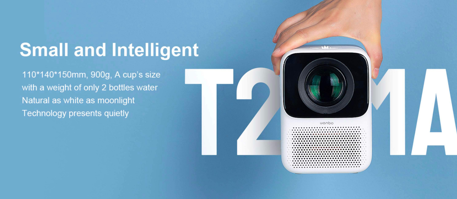 Buy Wanbo T2 Max Projector - White in Kuwait