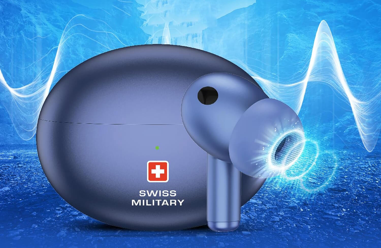 Buy Swiss Military Victor 3 True Wireless Earbuds - Black in Kuwait