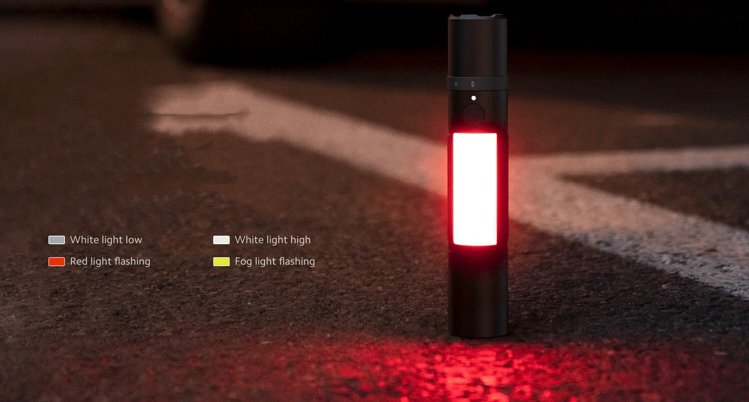 Buy Xiaomi Multi Function Flashlight - Black in Kuwait