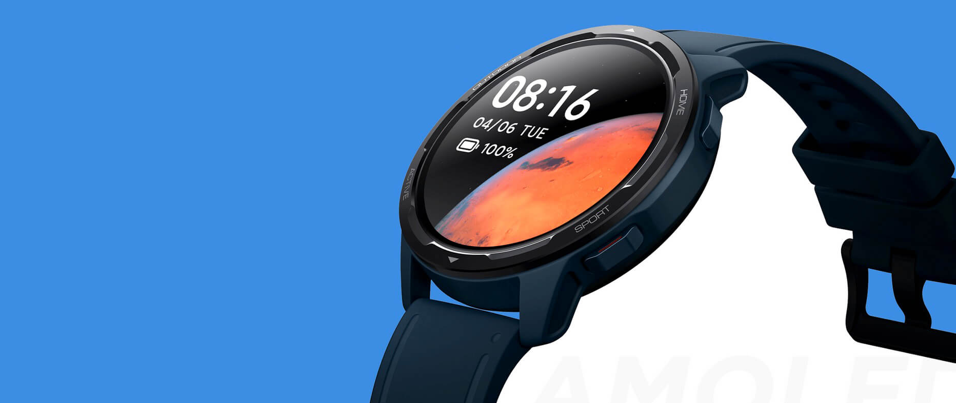 Buy Xiaomi Watch S1 Active Smartwatch - Ocean Blue in Kuwait